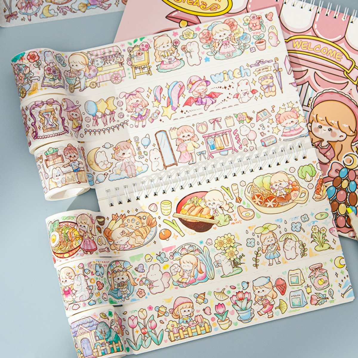 【Local Stock】Cute Sticker Collecting Albums A5 Size, Reuseable Release ...