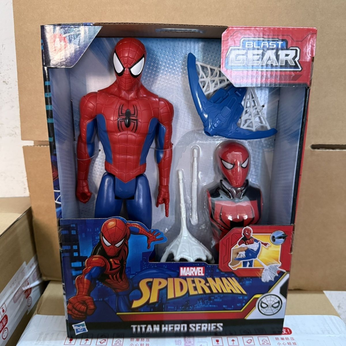 Spider-Man Marvel Titan Hero Series Explosion Equipment Movable Doll ...