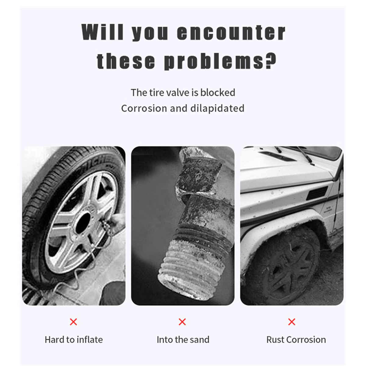 4Pcs Car Tire Valve Stem Cap,Tire Valve Cap Accessory,Air Leakage ...