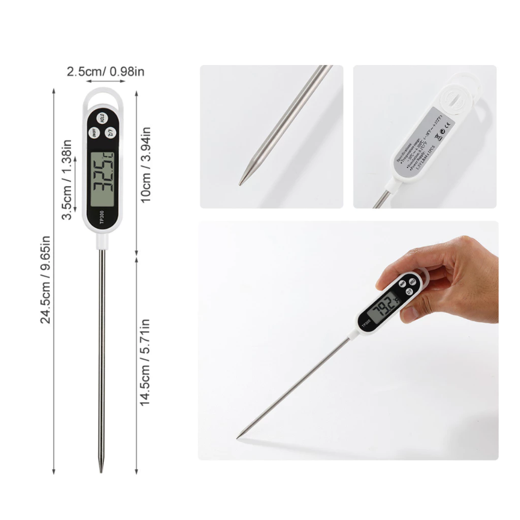 Food Grade Hot Water Thermometer with High Temperature Resistance for ...