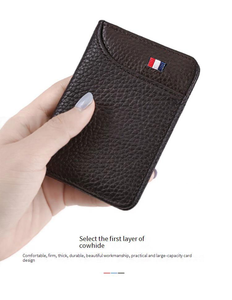 Men's RFID Blocking Slim Wallet - Multi-Functional ID/Card/Driver's ...