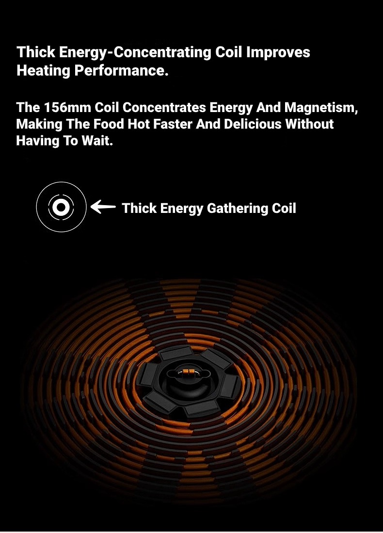 Lifeite Electric Induction Cooker 2100W Portable Induction Cooktop ...