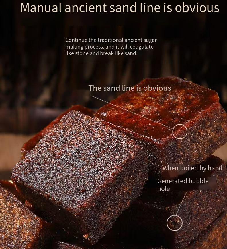 Aged Brown Sugar Cubes Authentic Handmade Sugar Cane with Ginger Tea ...