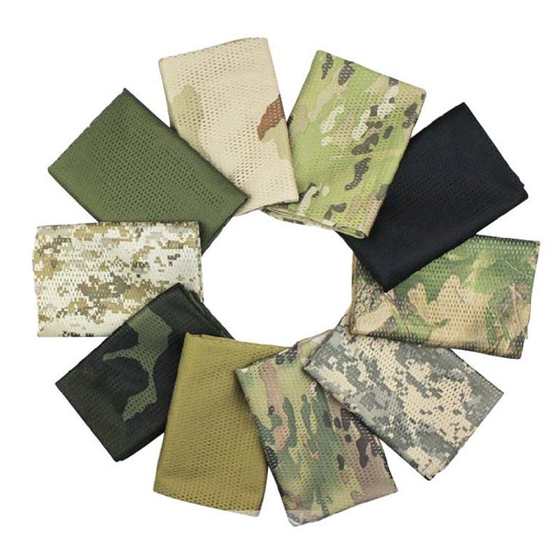 Military Tactical Camouflage Scarf for Men Women Mesh Square Breathable ...