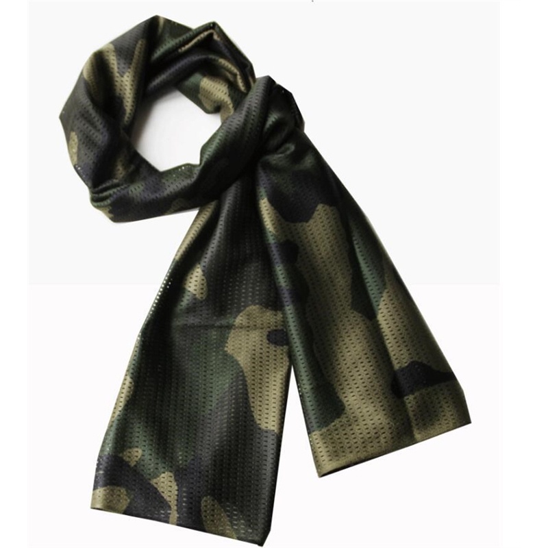 Military Tactical Camouflage Scarf for Men Women Mesh Square Breathable ...