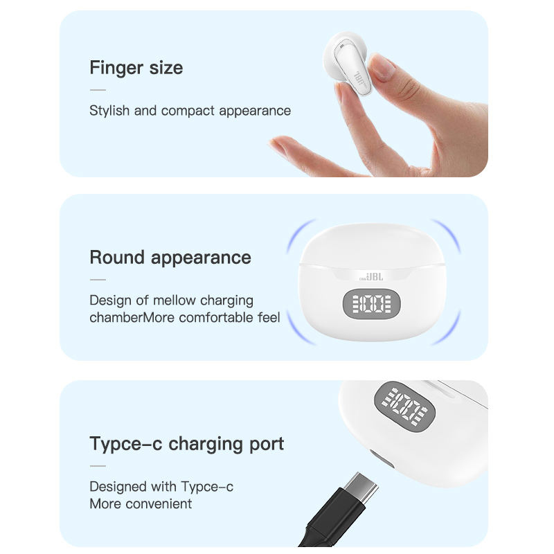 Original cb&JBL New z35 Wireless Earphones In-Ear TWS Bluetooth Gaming Headphones HIFI Noise ...