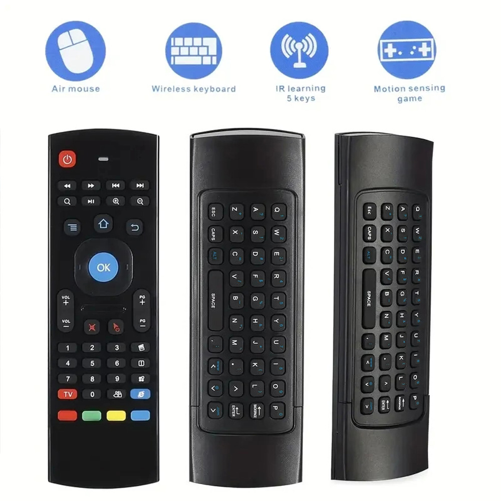 MX3 Wireless Air Mouse Mini Keyboard With 2.4GHz IR Remote Control For ...
