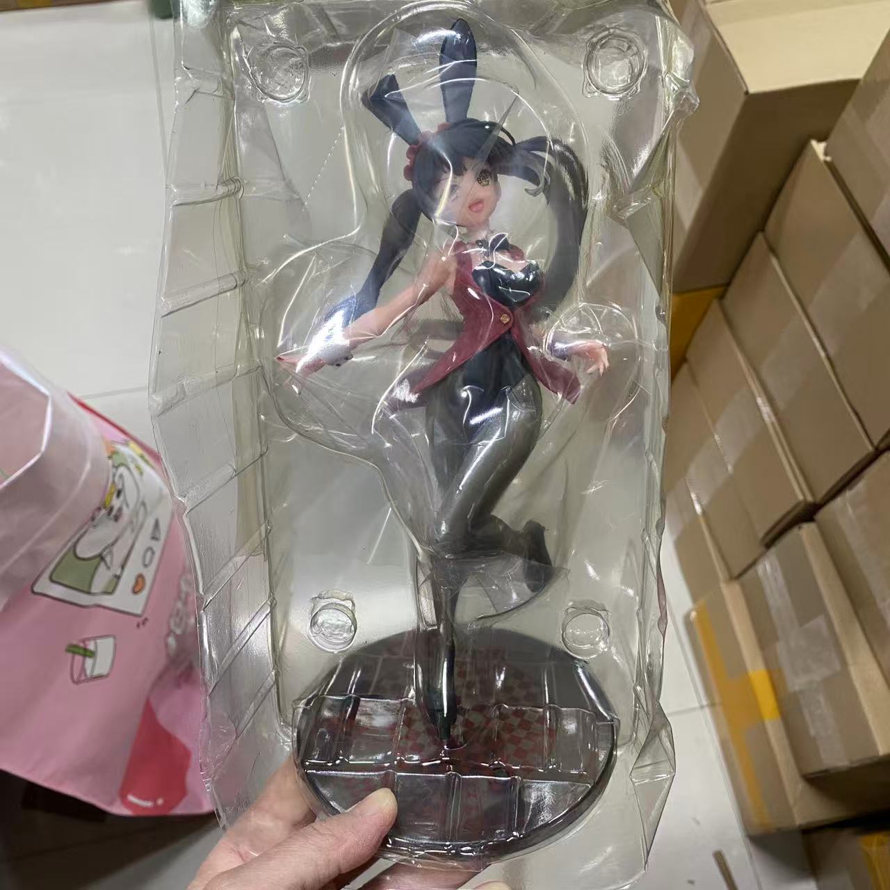 20cm Anime Date A Live Tokisaki Kurumi Bunny Girl Action Figure ...