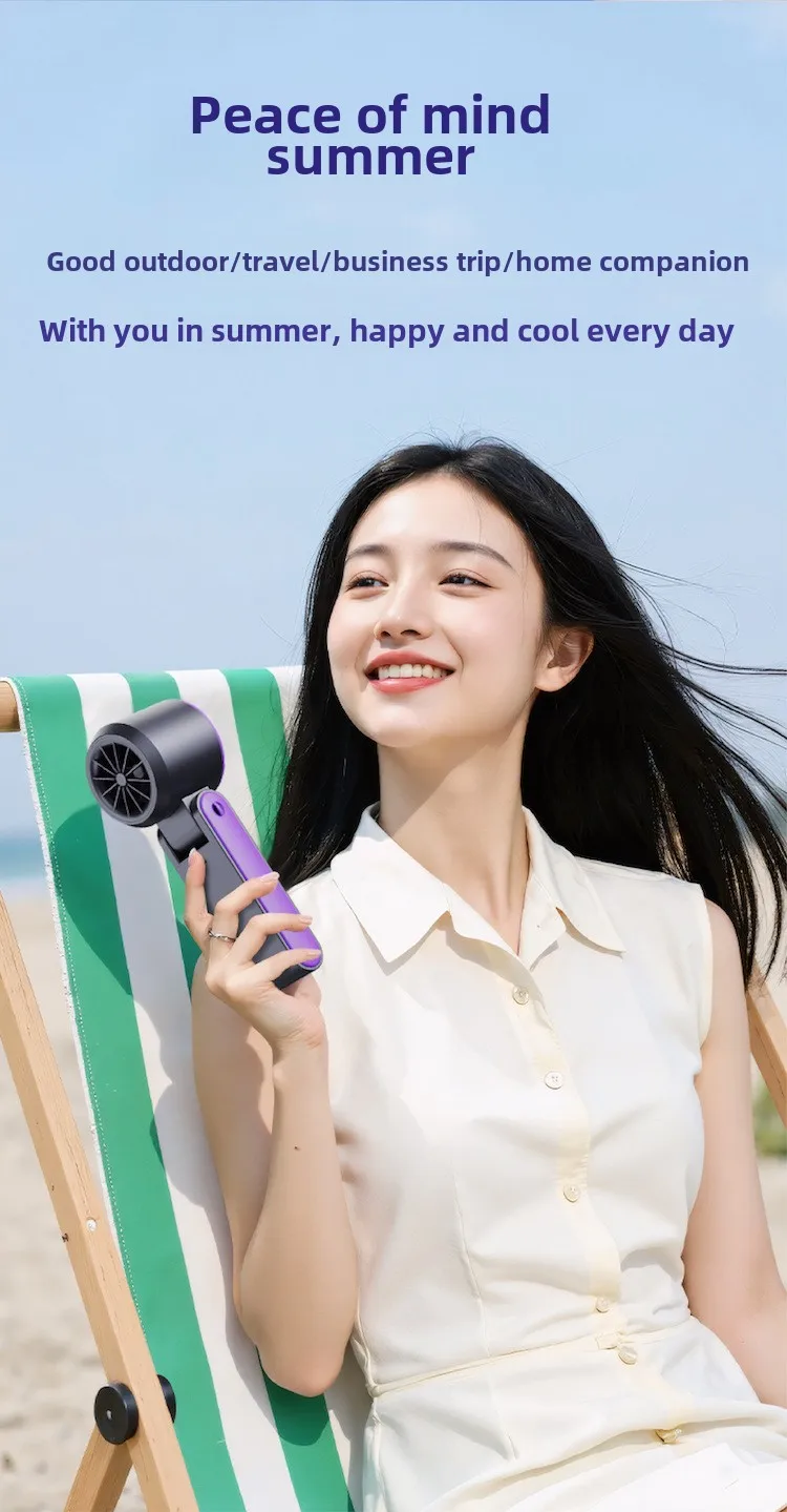Mini Portable Handheld Fan Strong Wind High Speed Cooling Rapid Cooling ...