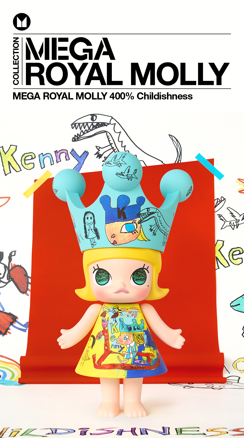 POP MART MEGA ROYAL MOLLY 400% Childishness | Shopee Singapore