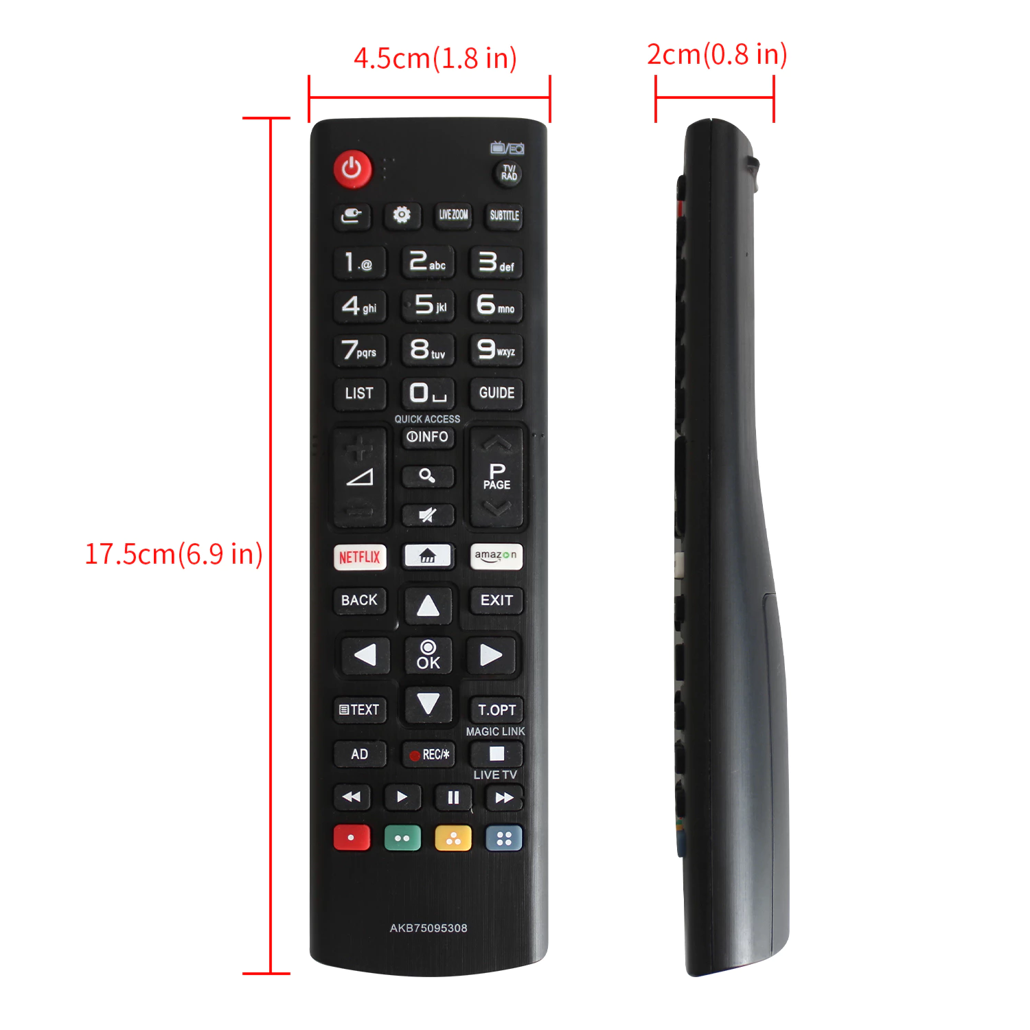 Remote AKB75095308 for LG TV, Infrared Universal Controller | Shopee ...