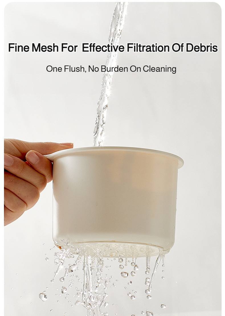 🔥Ship 24H🔥 Hanging Drain Basket Kitchen Sink Drainer Push Type Sink ...