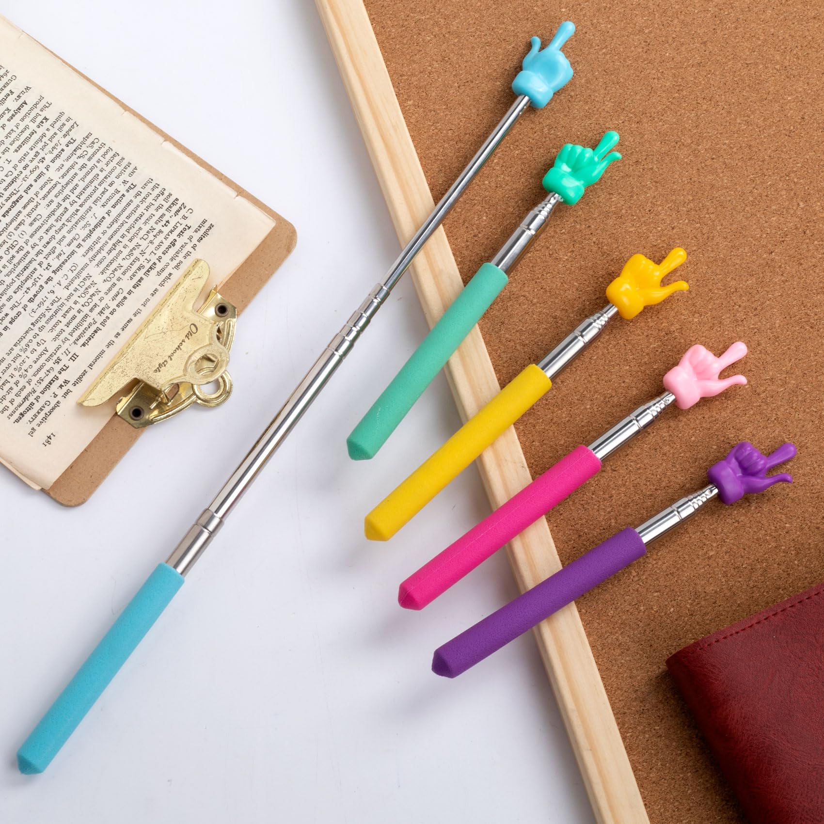 Finger Reading Guide Preschool Teaching Tools Retractable Sticks ...