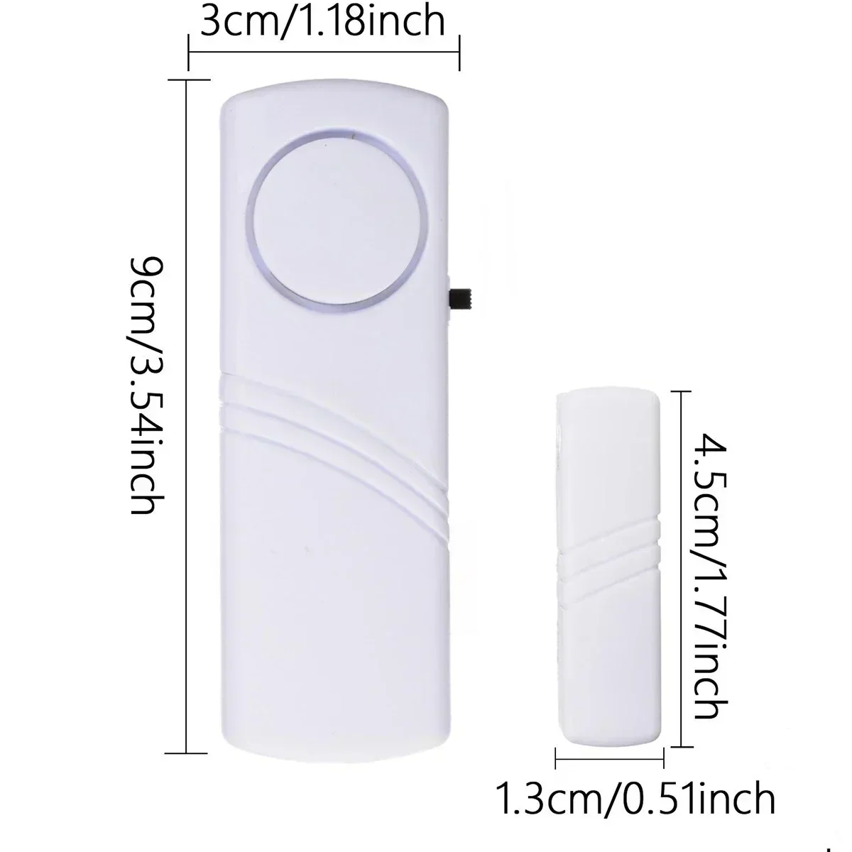 Wireless Door Window Magnetic Sensor Alarm Detectors Home Security ...