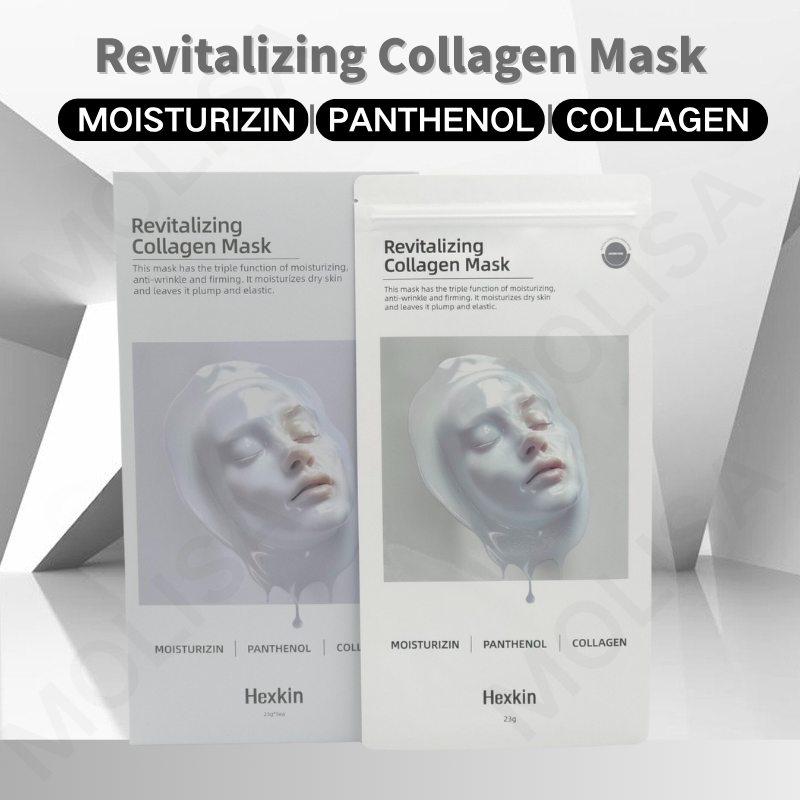 HEXKIN Revitalizing Collagen Mask (23g*5ea) 1 box,panthenol ...