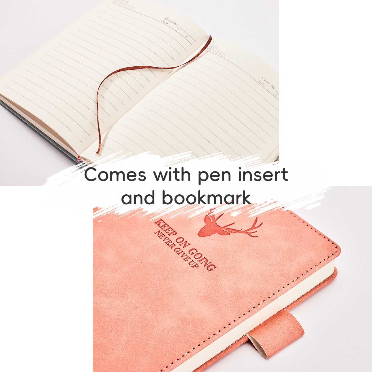 A5 Soft Leather Notebook - 360-Page Vintage Diary for Daily Planning ...