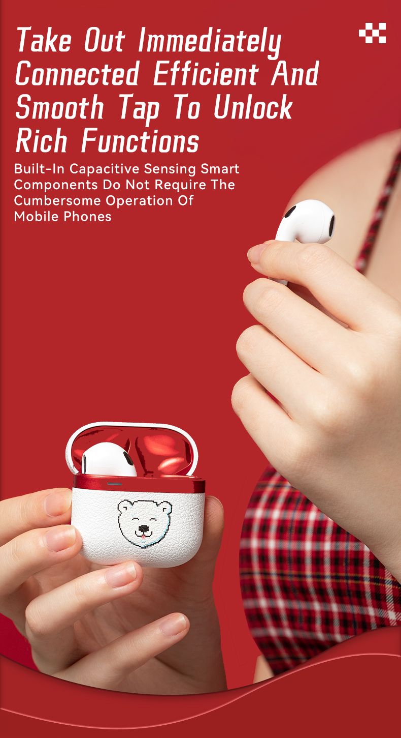 Coca-Cola T25 Bluetooth Earbuds Semi-in-Ear True Wireless Headphones ...