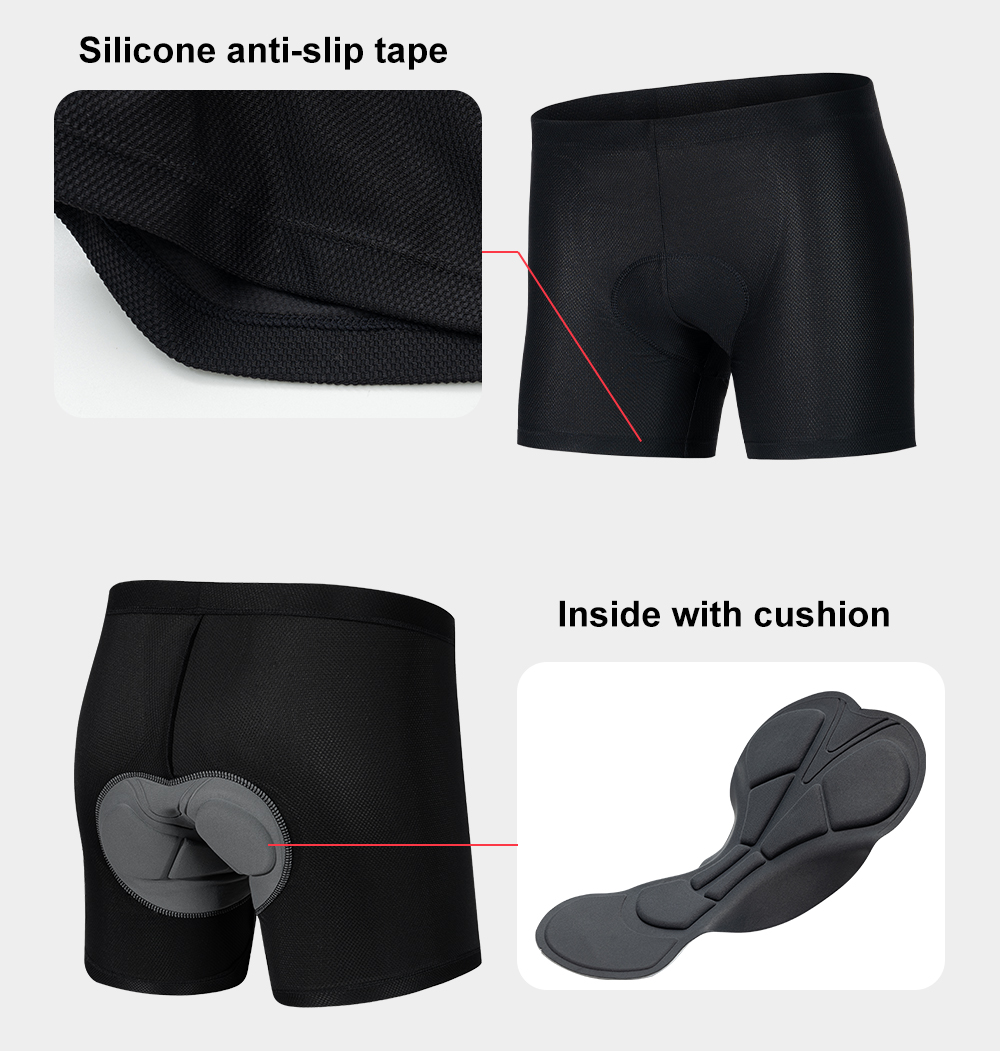 Santic Cycling Shorts Underwear 3D Padded MTB Bicycle Bike Shorts for ...