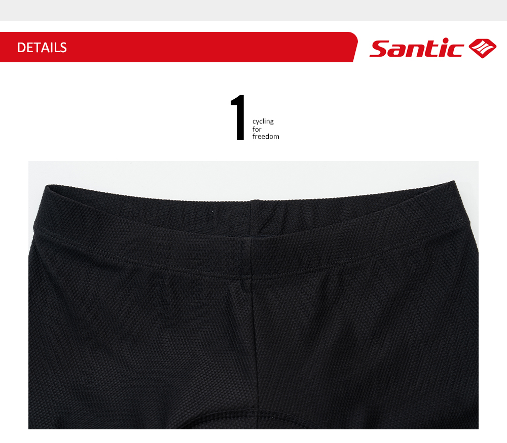 Santic Cycling Shorts Underwear 3D Padded MTB Bicycle Bike Shorts for ...