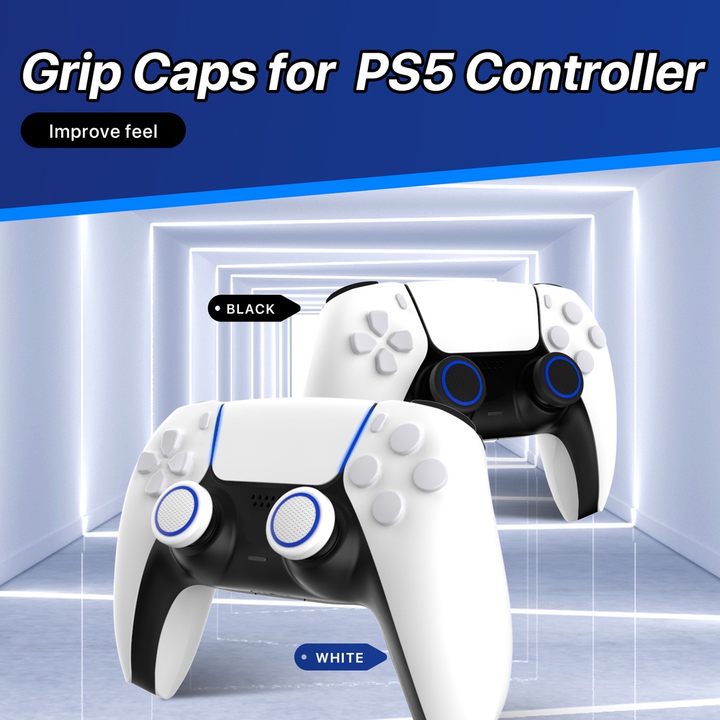 IINE PS5 Controller Thumb Stick Grip Joystick Cap Cover for PS3, PS4 ...