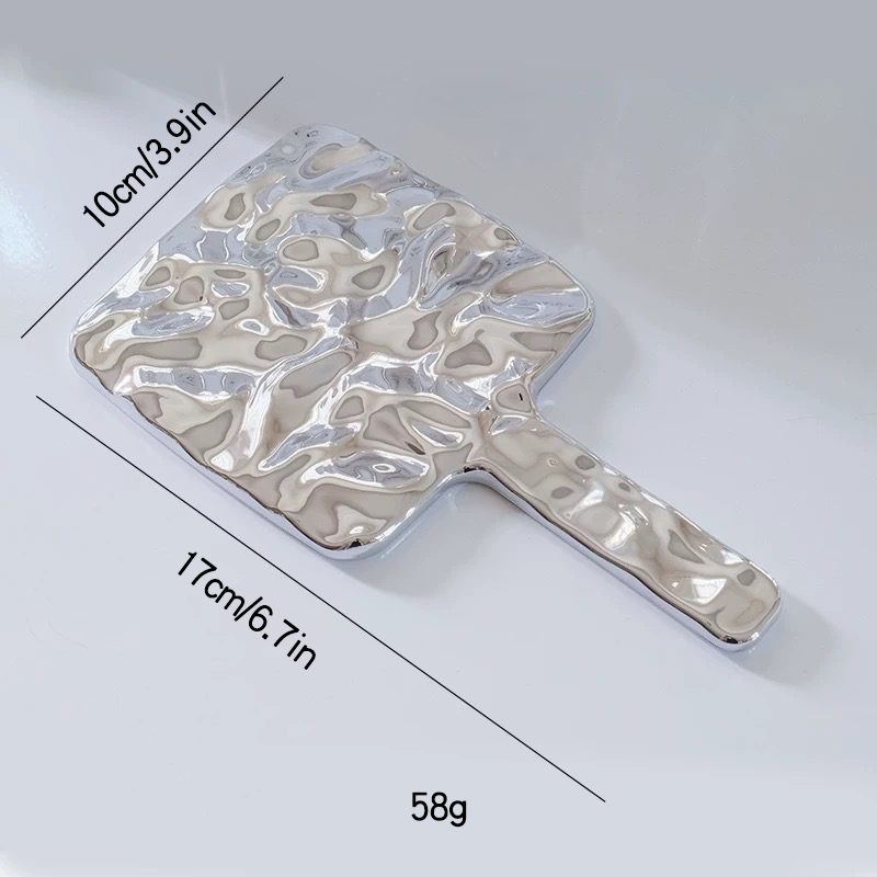 Makeup Mirror Electroplating Process Handheld Fashion Companion For ...