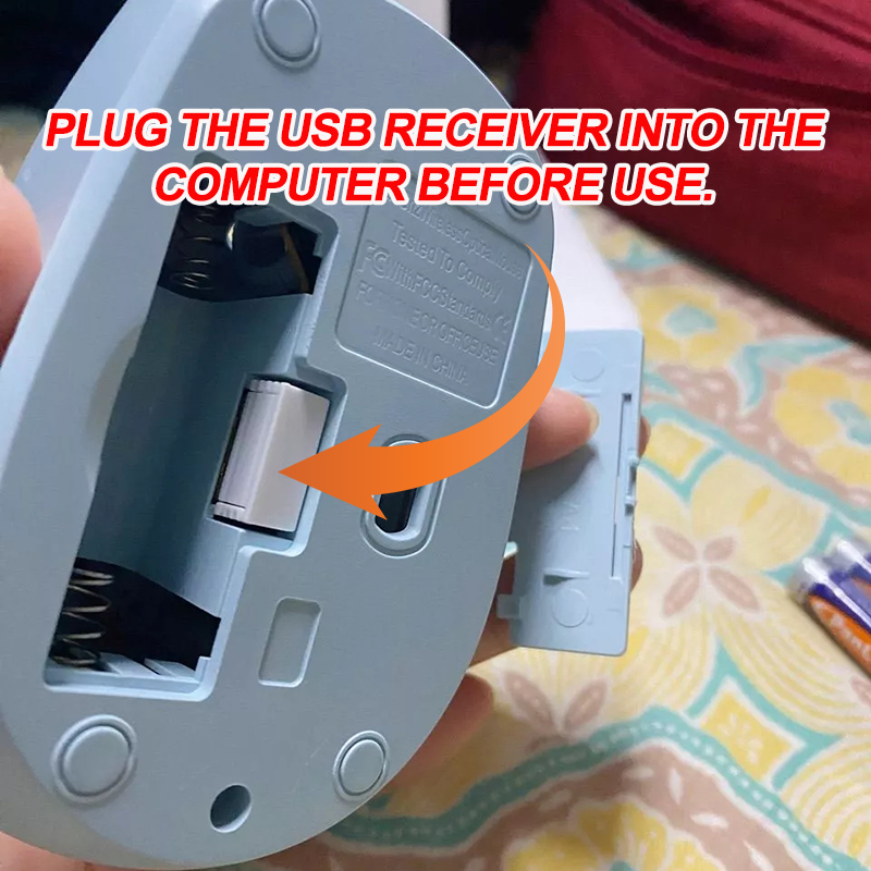 GEESO Wireless Mute Mouse Silent Button Computer Laptop PC Mouse Mice ...