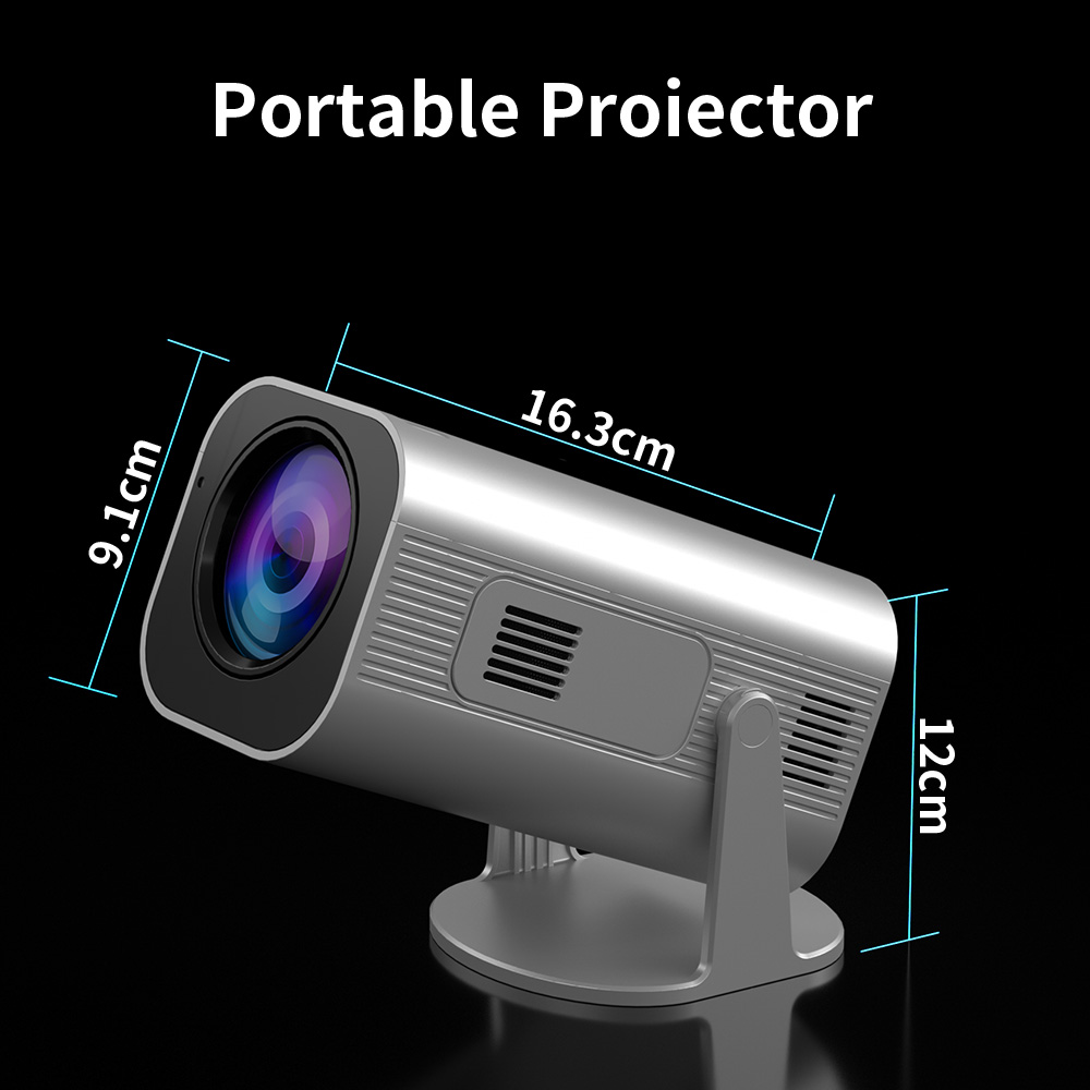 Short Throw Projector HY330 Mini Portable Projector 4K HD 1080P Android ...
