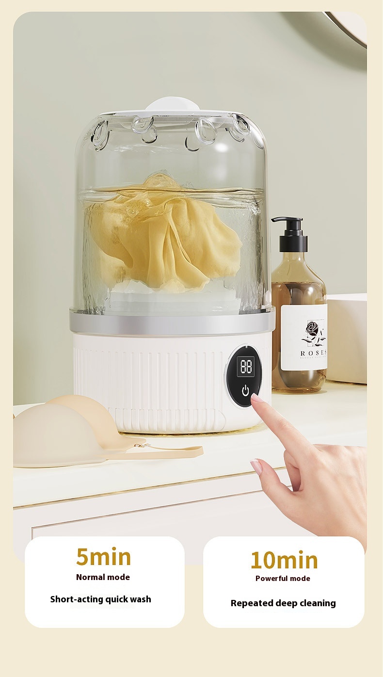 3000mAh Mini Washing Machine 1L Wireless Portable Mini Washing Machine ...