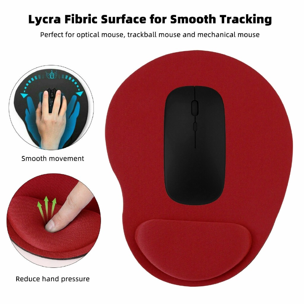 EVA Support Wristband Mouse Pad Mice Mat Soft Non Slip for Gaming ...