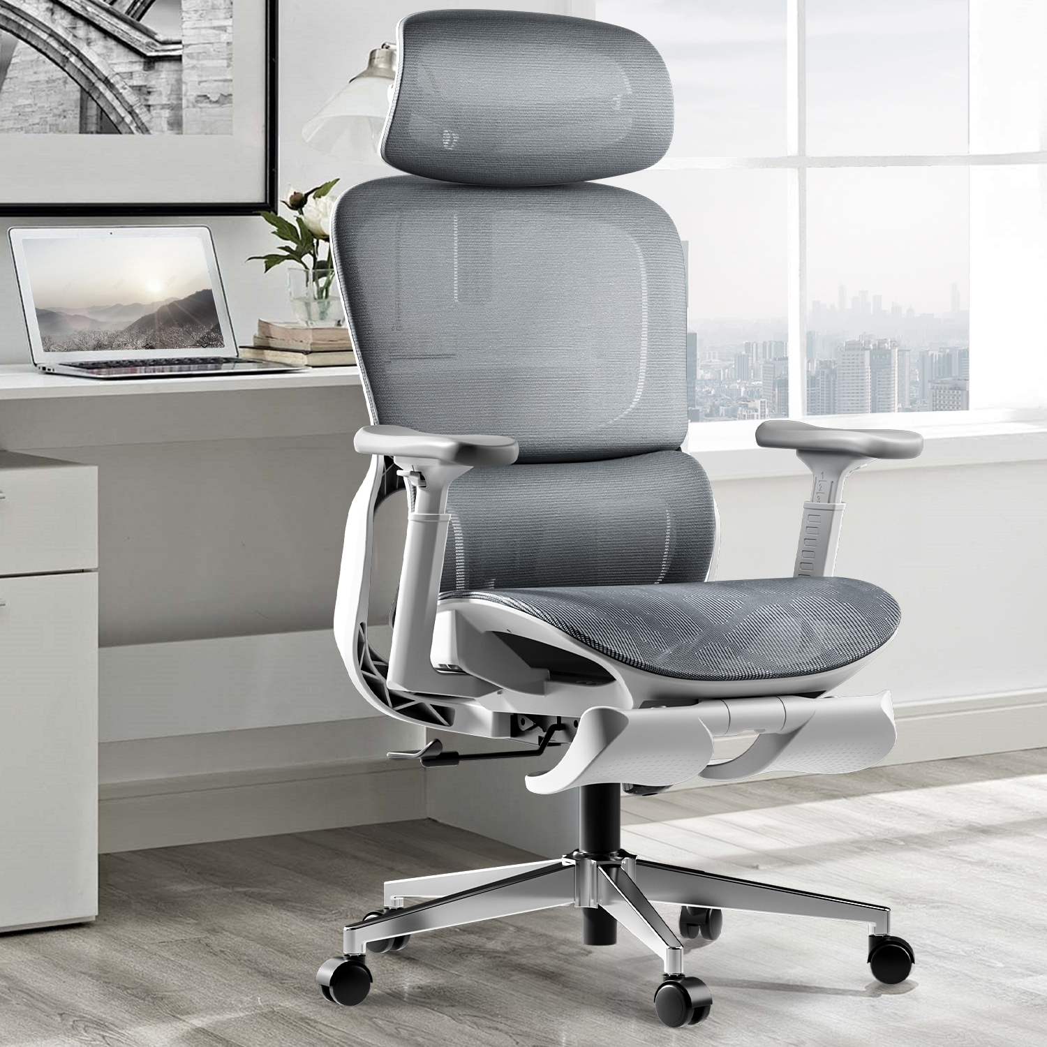 (Ready Stock)Hbada P2 Pro Ergonomic Office Chair -with Adjustable Lumbar, 3D Adjustable Headrest ...