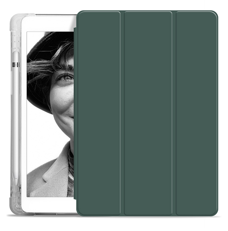 For Honor Pad 10 Case With Pencil Holder Trifold Soft Back Stand Tablet ...