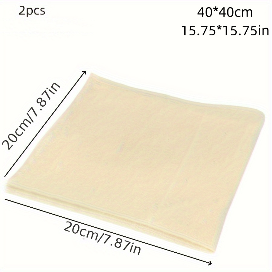 2 pieces of pure cotton lock edge high density tofu cloth filter ...