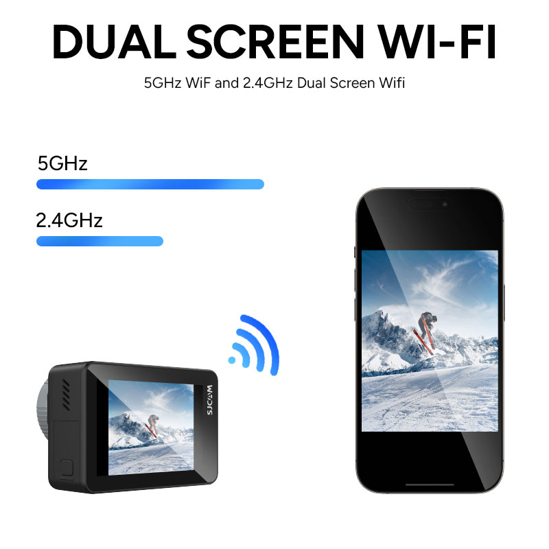 SJCAM SJ11 Active Action Camera Dual Touch Screen 4K Ultra HD 20MP DV ...