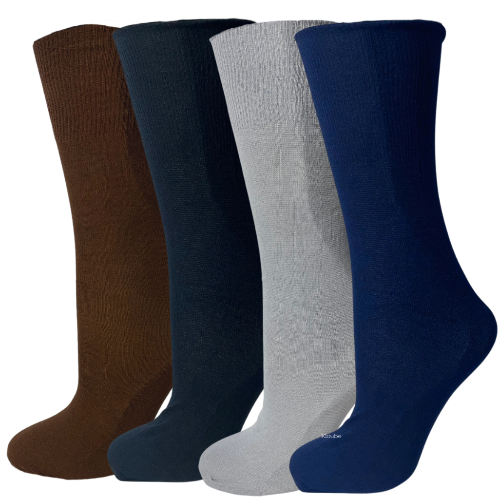 6/12-Pack Men's Dress Socks - Premium Thin Formal Socks for Business ...