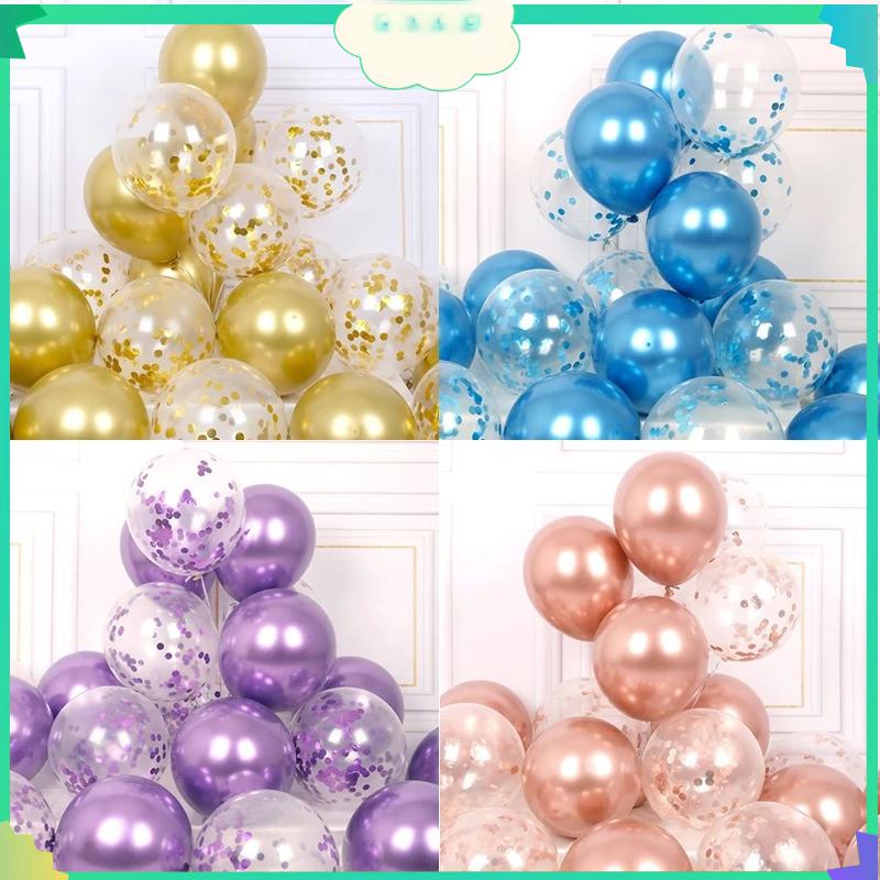 50 Super Sparkling Balloon Sets for birthday decorations, wedding ...