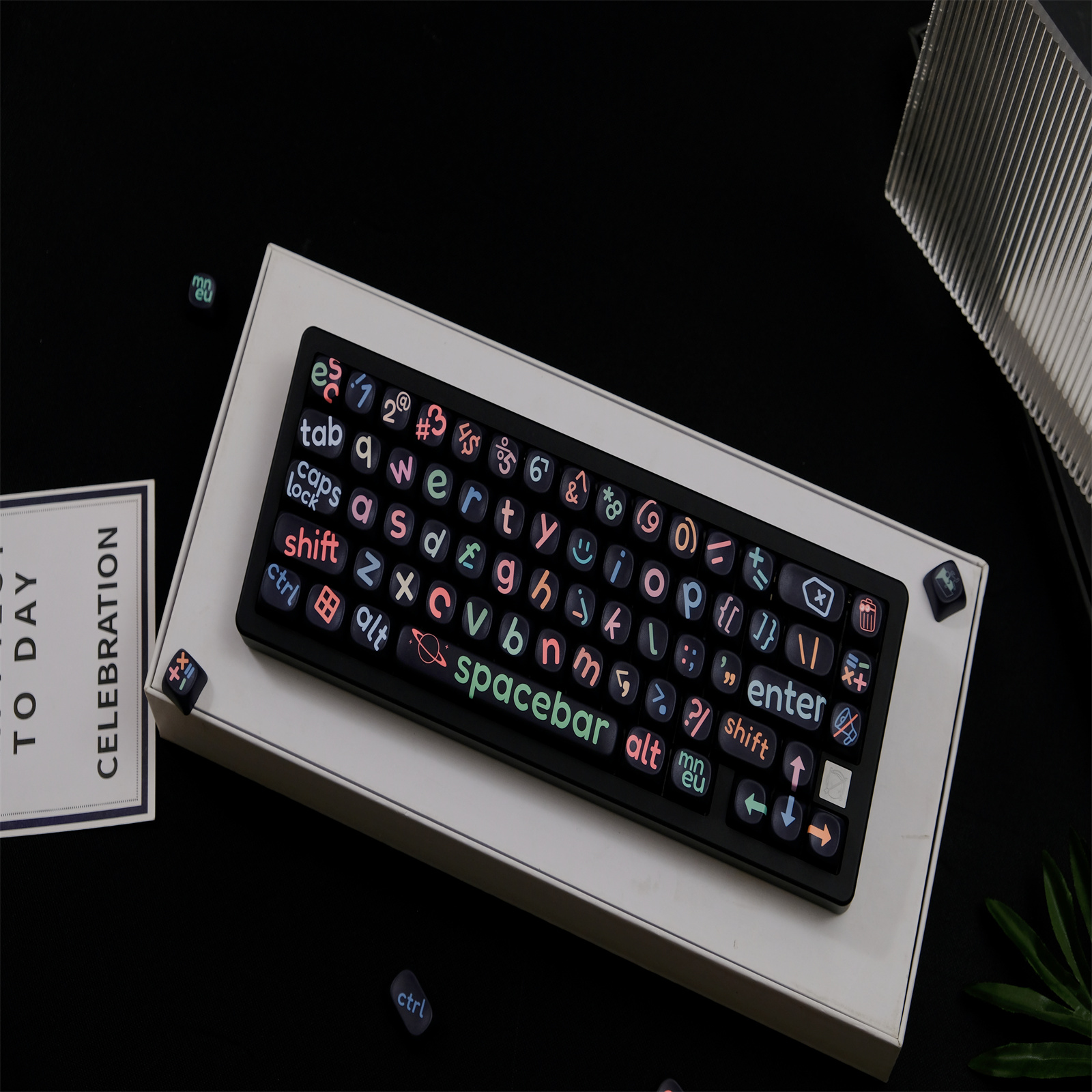 Black letters keycaps 126 keys PBT MOA Profile DYE-SUB For CHERRY MX ...