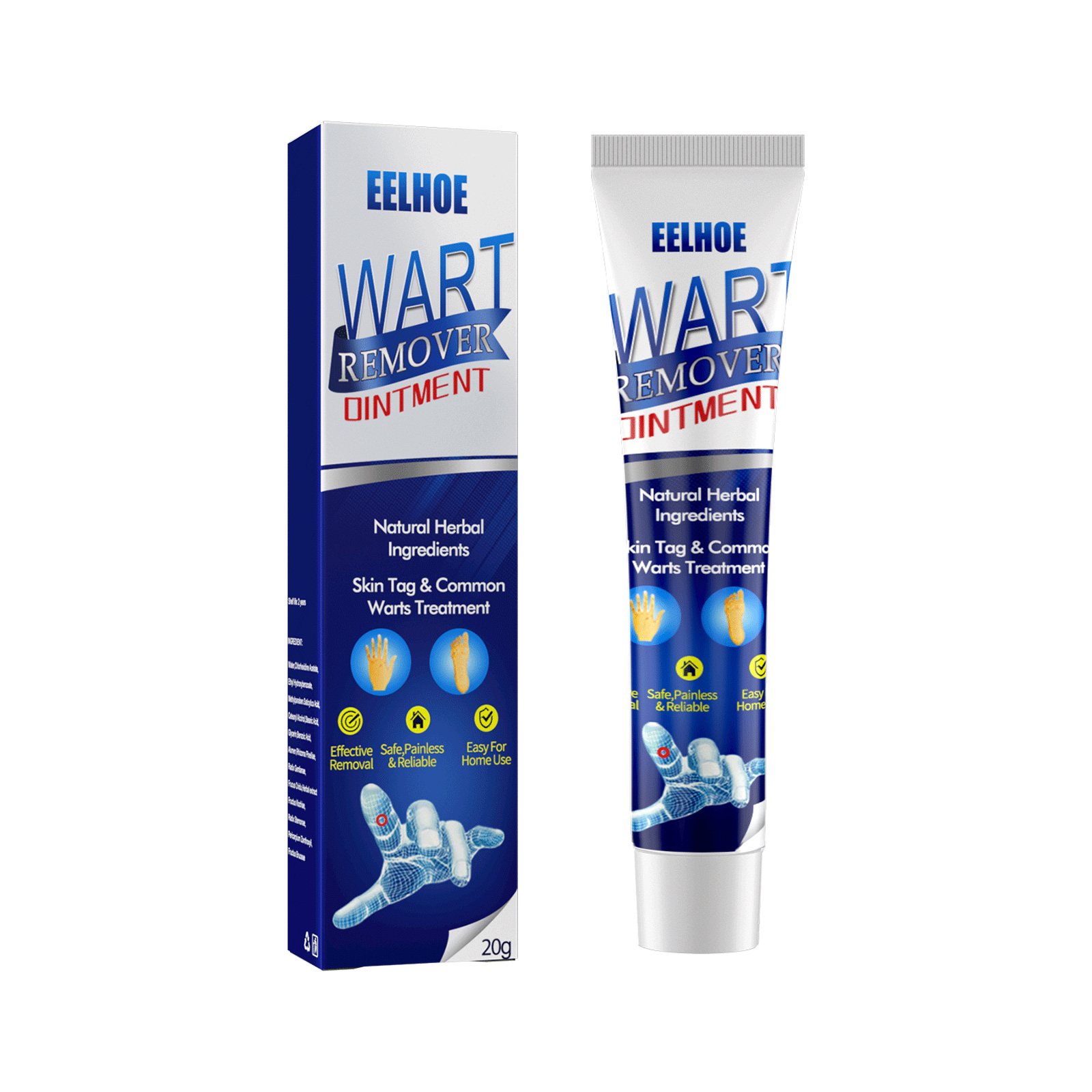 Skin Tags Remover Cream 20g Painless Mole Skin Dark Spot Warts Remover ...