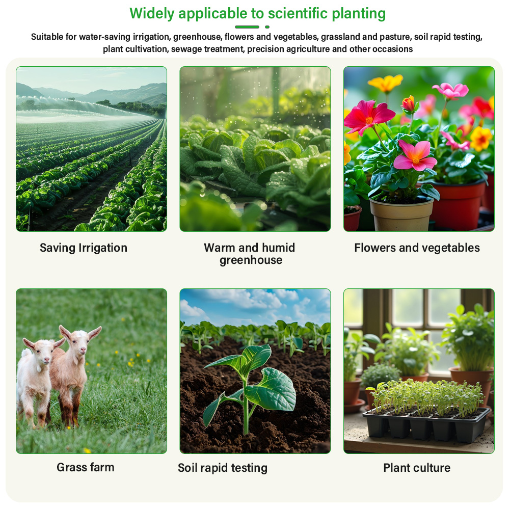 YIERYI 7-in-1 Soil Integrated Sensor EC/PH/NPK/Temp/Humidity/Fertility ...