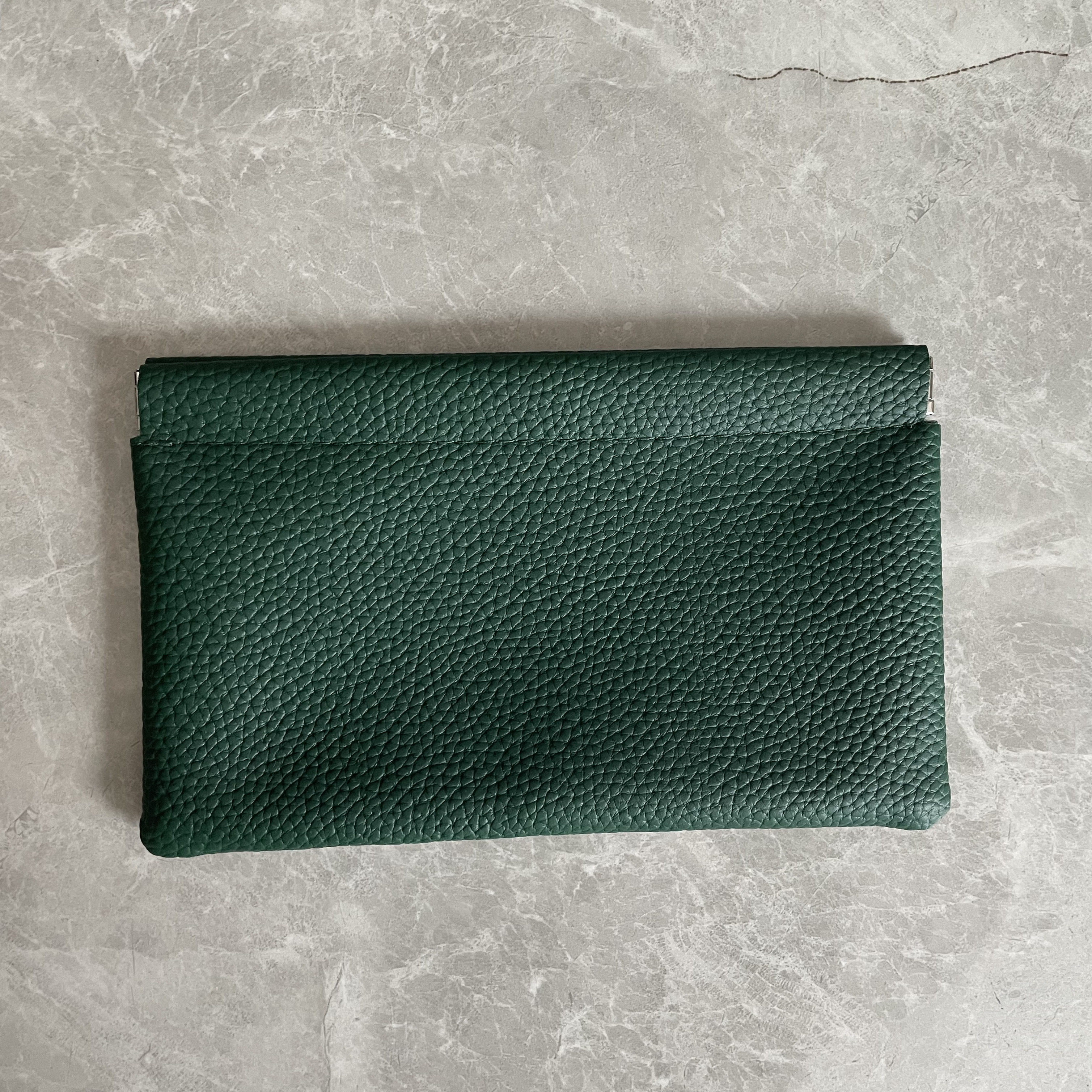 Self-closing soft bag/Makeup bag/Leather Storage wallet/Phone bag ...