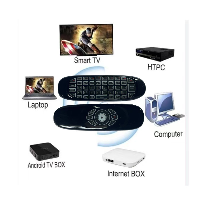 Wireless 2.4GHz Universal Remote Control for Smart TV Air Mouse ...