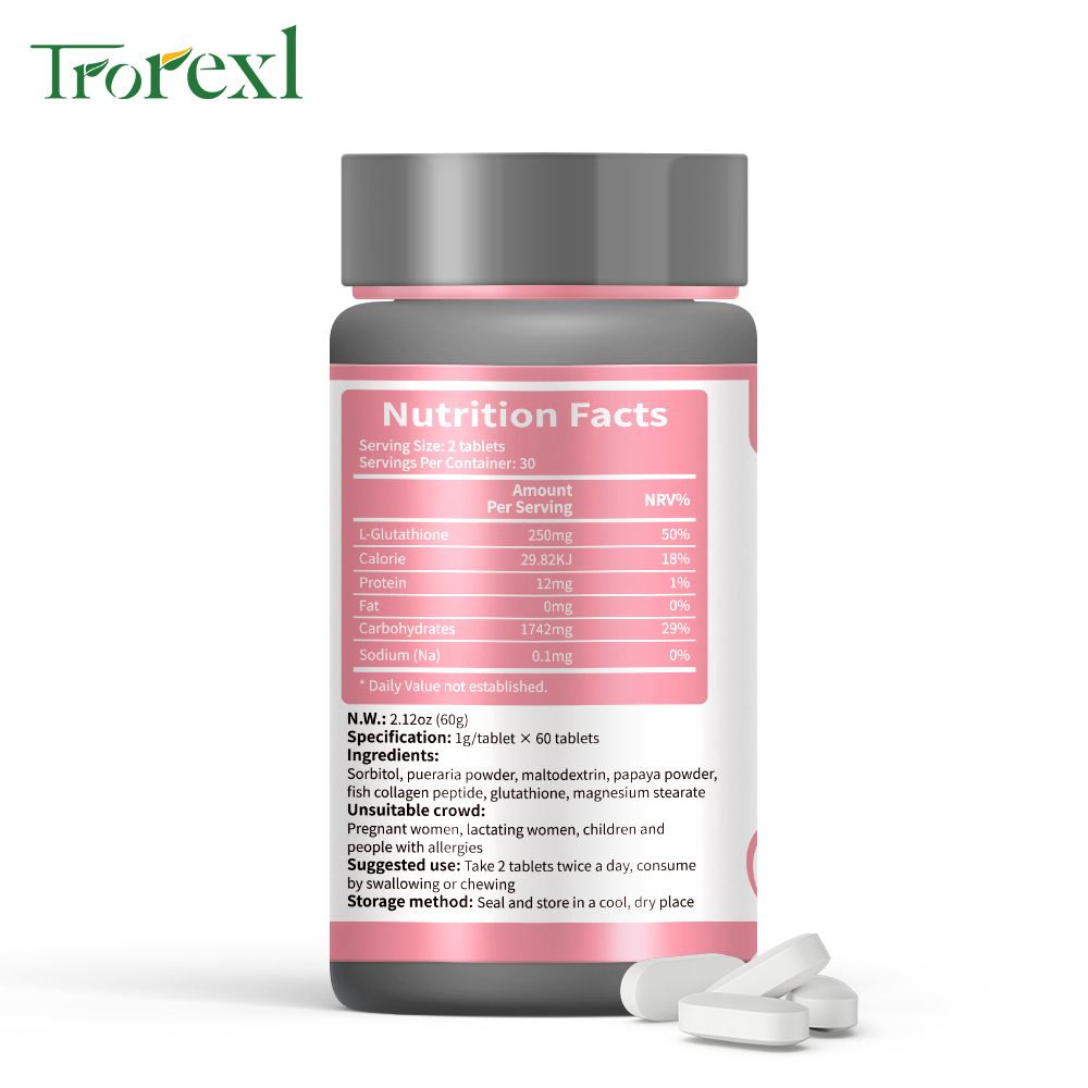 Trorexl Collagen Glutathione Supplement Skin Elasticity Brightness Anti ...