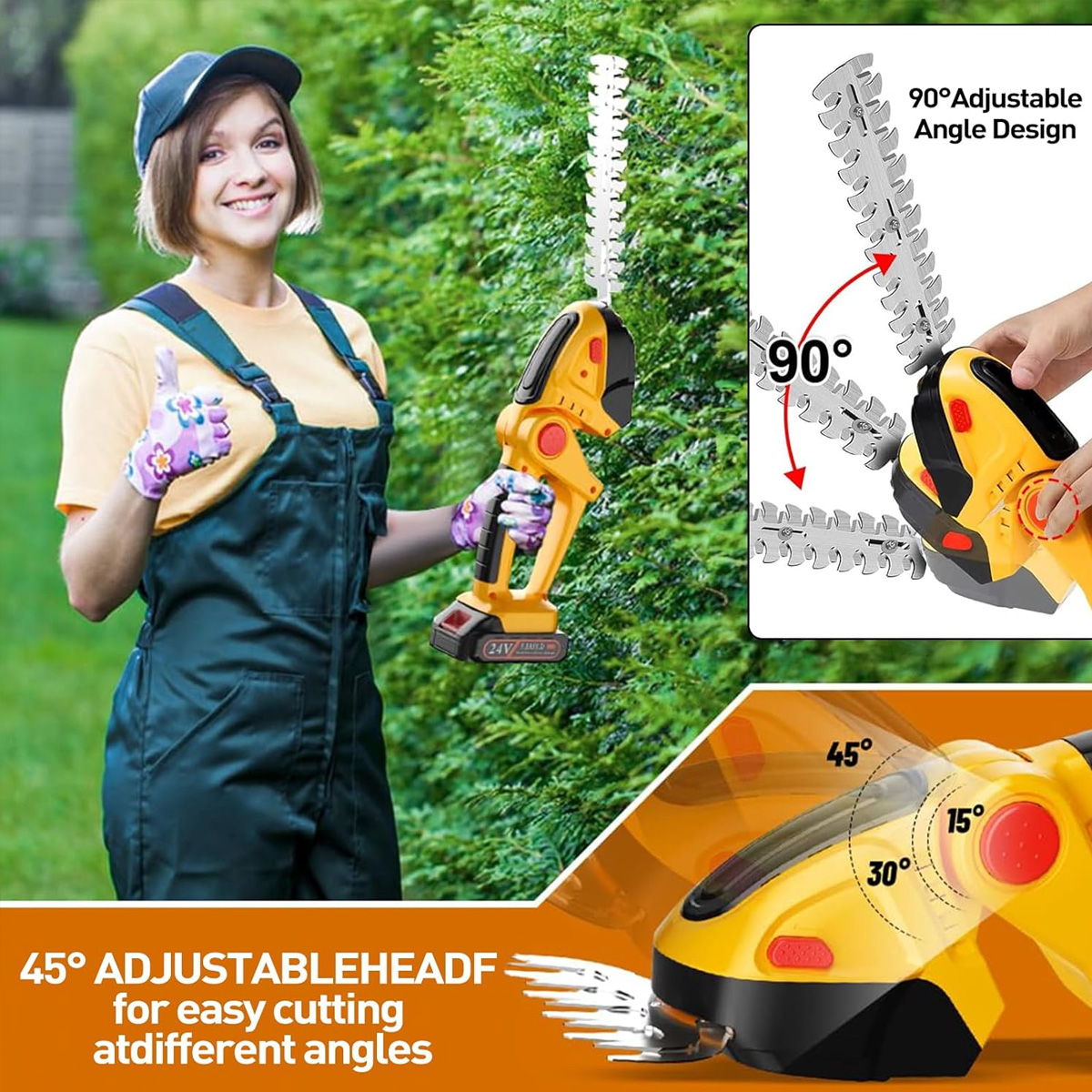 Mini Grass cutter cordless 24v hedge trimmer grass cutter Electric ...