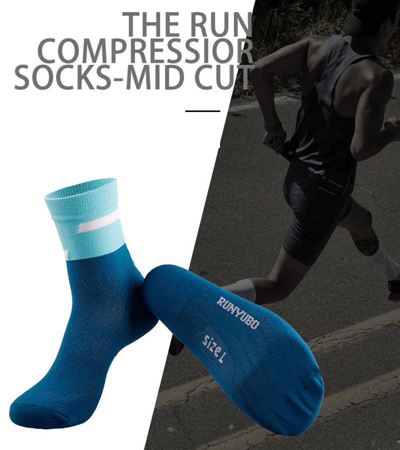Men's Sports Socks Bicycle Road Cycling Socks Wear-Resistant Double ...