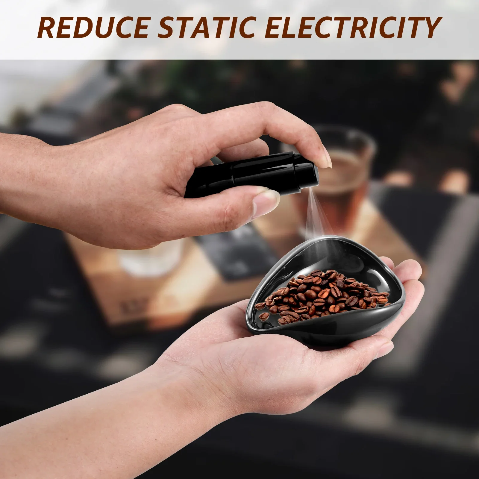 Coffee Beans Dosing Cup Trays and Spray Portable Humidifier Powder Anti ...