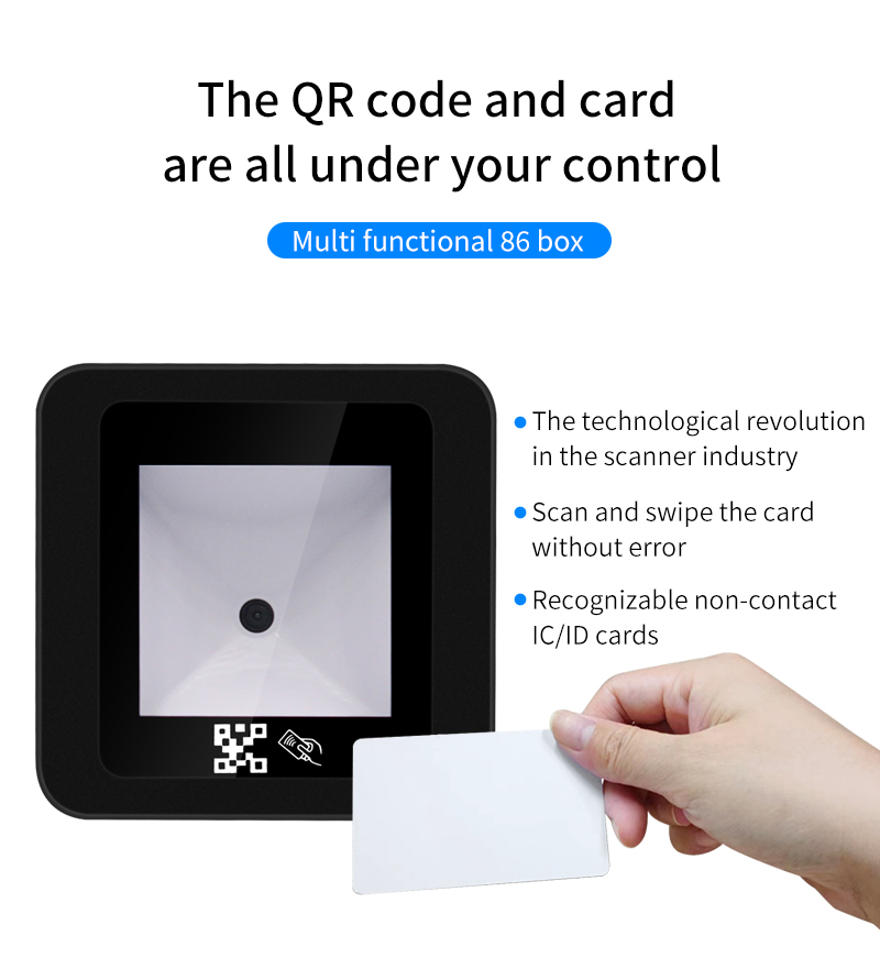 Asia Teco QR Code RFID Reader 125khz/13.56mhz Access Control Card ...