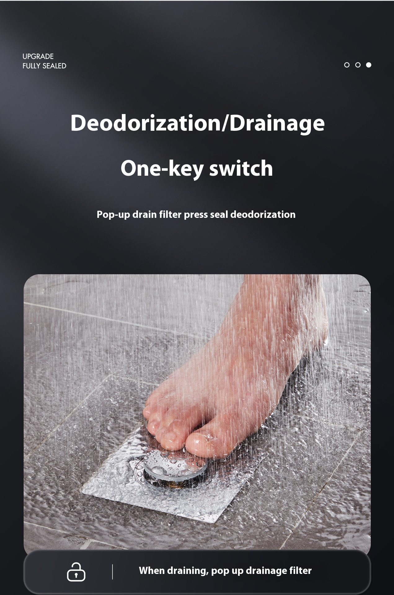 Universal Toilet Drain Cover: Insect-Repellent and Anti-Odor Sealed ...