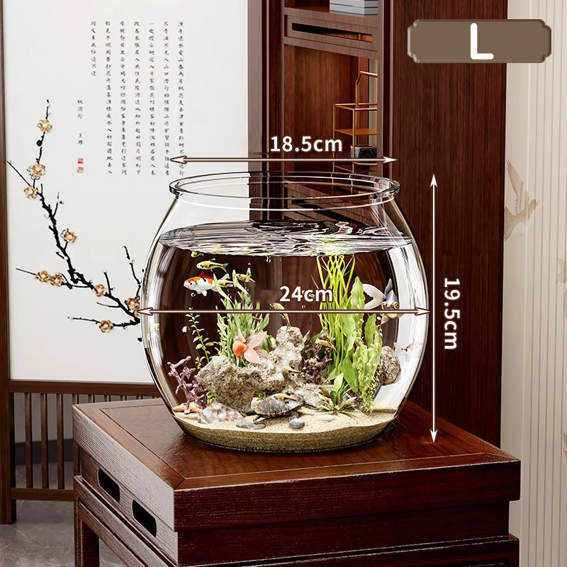 Fish Tank Aquarium Plastic Transparent Hot Bending Goldfish Tank Living ...