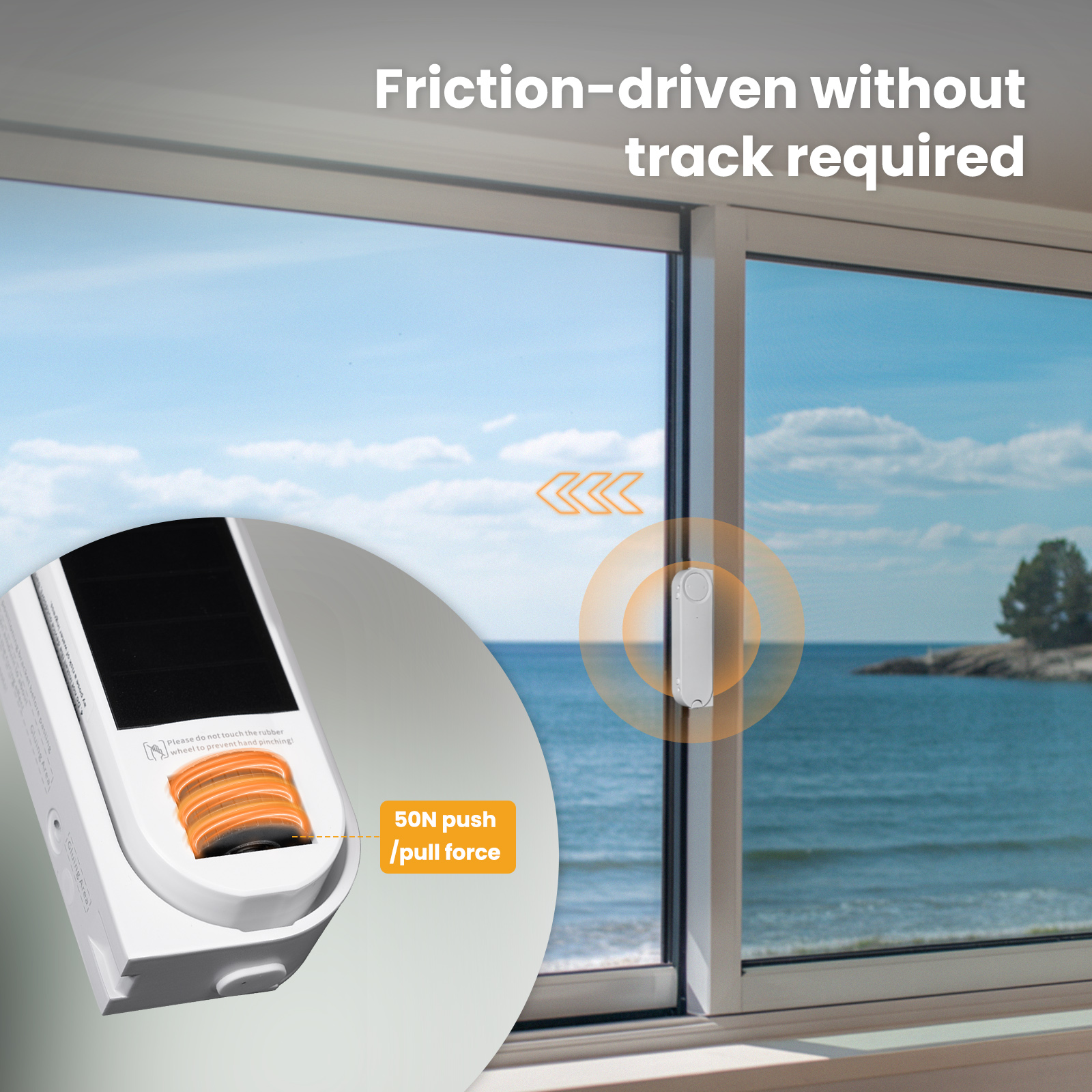 MOES Tuya ZigBee Smart Sliding Window Pusher Automatic Opener Closer ...