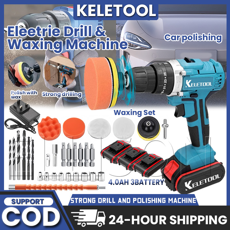 4in1 Cordless Electric Wall Drill 25+ 3 Portable Drilling machine ...