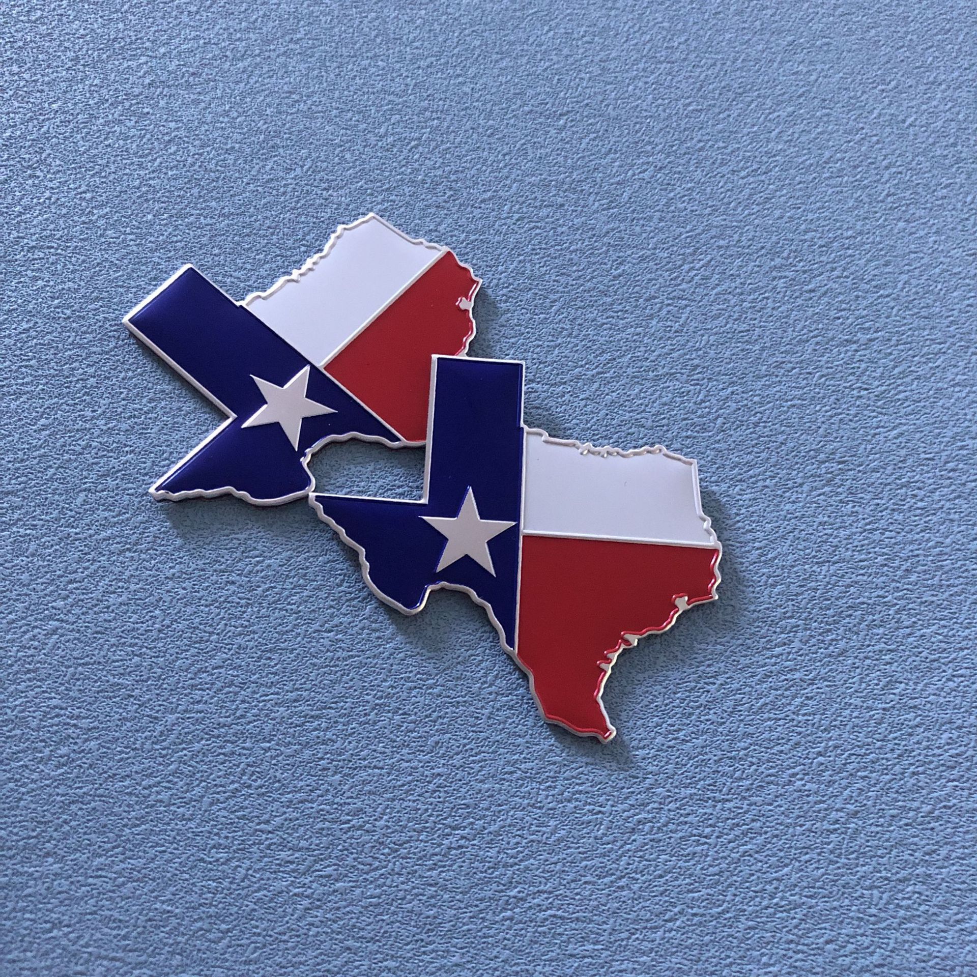National Flag Stickers American Texas Flag Texas Metal Labels Texas Map ...